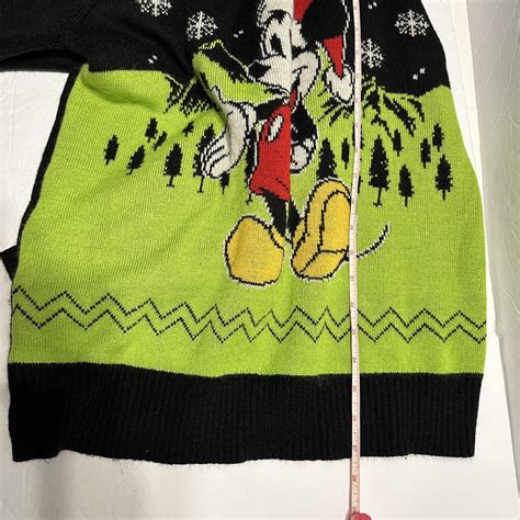 Disney Mens Womans Ugly Holiday Mickey Mouse Sweat Gem