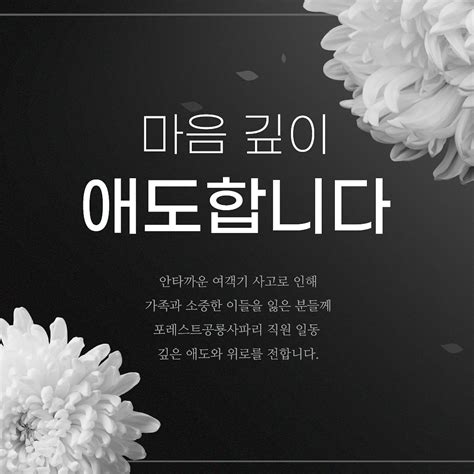 포레스트사파리 안타까운 여객기 사고로 인해 가족과 소중한 이들을 잃은 분들께 포레스트공룡사파리 직원 일동 깊은 애도와 위로를 전합니다 Facebook