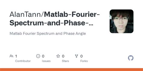 GitHub AlanTann Matlab Fourier Spectrum And Phase Angle Matlab Fourier Spectrum And Phase Angle