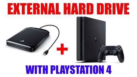 External Hard Drive With Playstation 4 Extend Storage Space For More