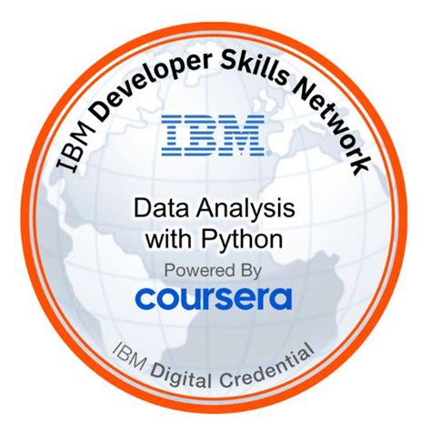 Muhammad Masab On Linkedin Dataanalysis Python Coursera Ibm