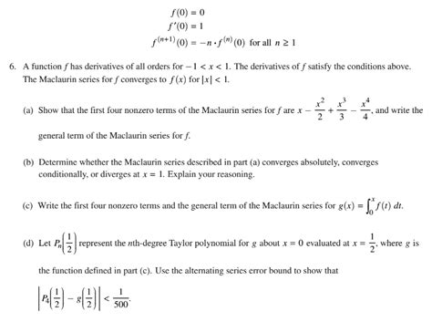 AP Calculus BC Exam Videos Questions Solutions