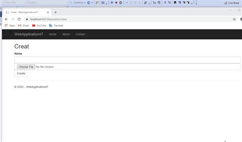 C Upload File In Aspnet Mvc 6 Stack Overflow