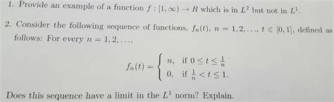 solved provide an example of a function f [1 infinity