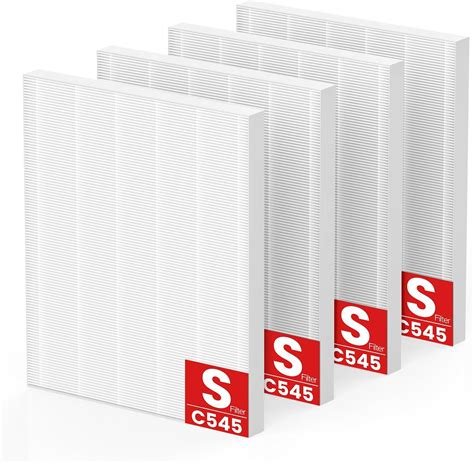 4 Pack C545 Replacement Filter Compatible With Winix C545