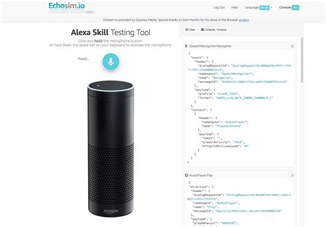 Look Under The Hood With Echosims New Developer Console Alexa Blogs