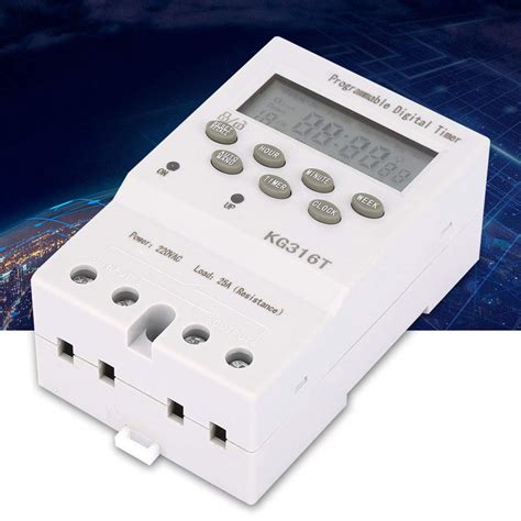 Buy Microcomputer Time Control Switch KG T V Programmable Automatic Digital Timer Switch