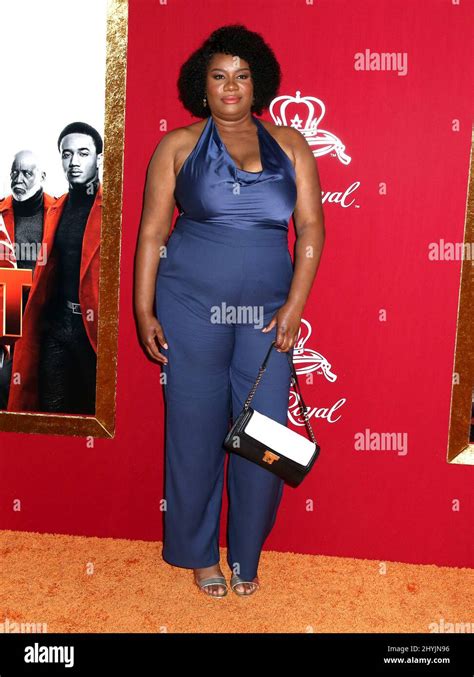 Adrienne C Moore Attending The Premiere Of Shaft In New York Stock