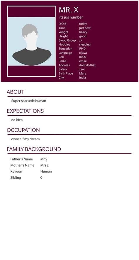 Android 용 Biodata Creator 다운로드