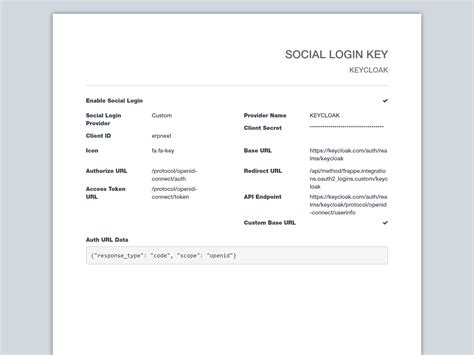Openid Connect With Keycloak Blank Page After Login Erpnext