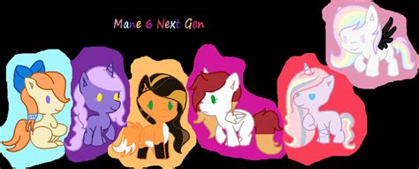 Mane 6 Next Gen By Lunashy14838 On Deviantart