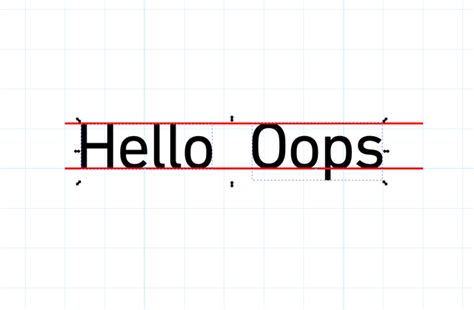 set text bounding box to only be cap height to baseline r inkscape