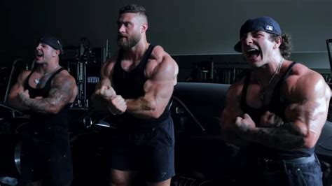 Chris Bumstead Hits Back And Biceps With The Tren Twins