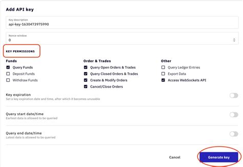 setting your kraken account api keys on hypertrader