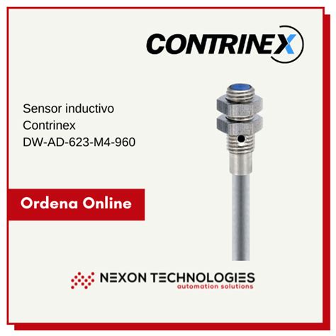 Sensor Inductivo Contrinex Dw Ad 623 M4 960 Nexon Technologies
