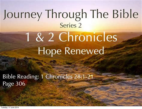 Journey Through The Bible The Books Of Chronicles Pdf