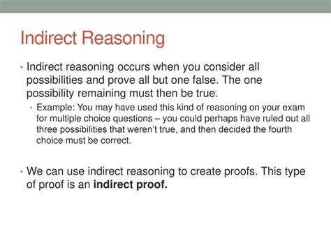 Indirect Reasoning Geometry