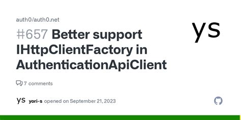 better support iclientfactory in authenticationapiclient · issue