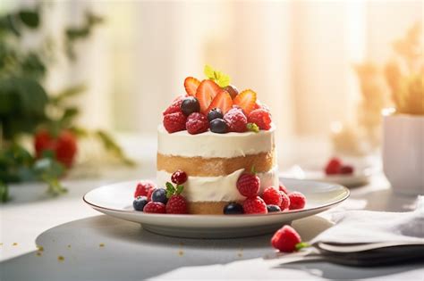 Ai는 케이크 그림을 생성했습니다 Ai 생성 이미지