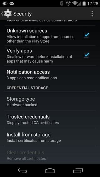 settings notification access in kitkat android enthusiasts stack
