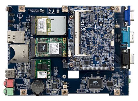 Baseboard Fits Pico Itx Into Din Slots