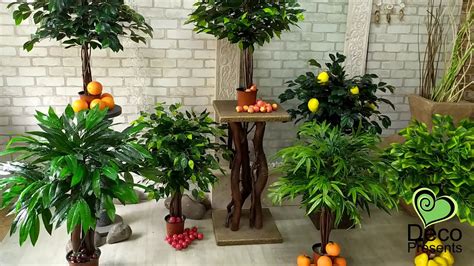 Деревья фруктовые искусственные с плодами Youtube