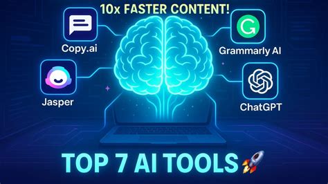 Create Content 10x Faster With These Top 7 AI Tools