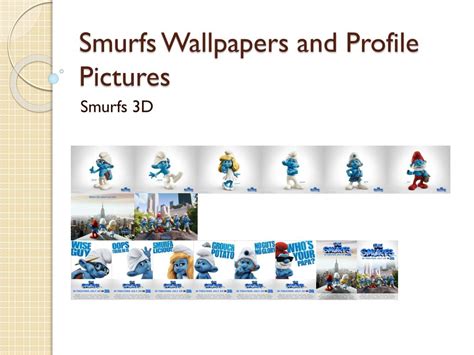 The Smurfs Wallpaper 3d