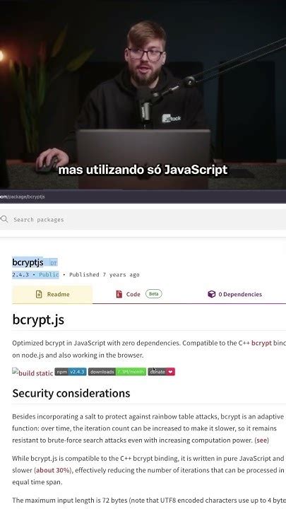 Bcrypt Vs Bcryptjs Youtube