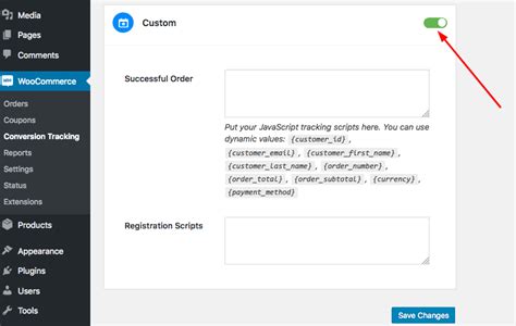 Conversion Tracking Pro For WooCommerce Documentation WooCommerce