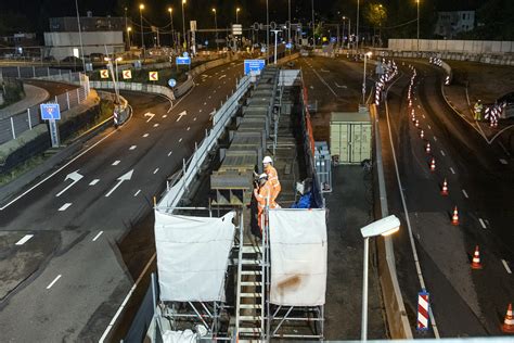 Timelapse Dek Grootste Tijdelijke Viaduct Van Nederland Ingehesen