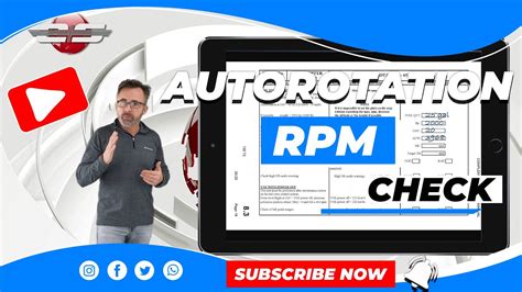 AS AS EC Autorotational RPM Check YouTube