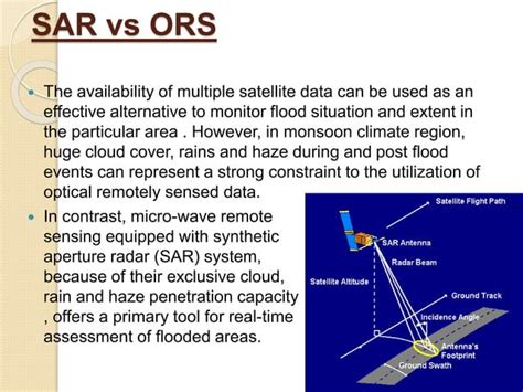 Flood Risk Mapping Using Gis And Remote Sensing And Sar Pptx