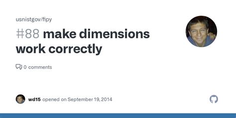 make dimensions work correctly · issue 88 · usnistgov fipy · github