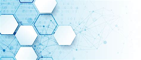 Technology Background With Plexus Effect Big Data Vector Image