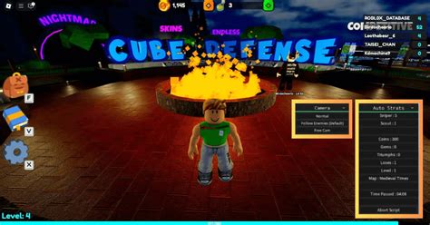 Cube Defense Script Roblox Database