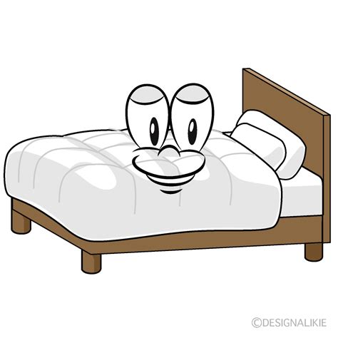 Bed Cartoon Clipart Schwarze Und Weiße Cartoon Bett Stock Clipart