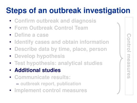 Ppt Outbreak Investigation Powerpoint Presentation Free Download