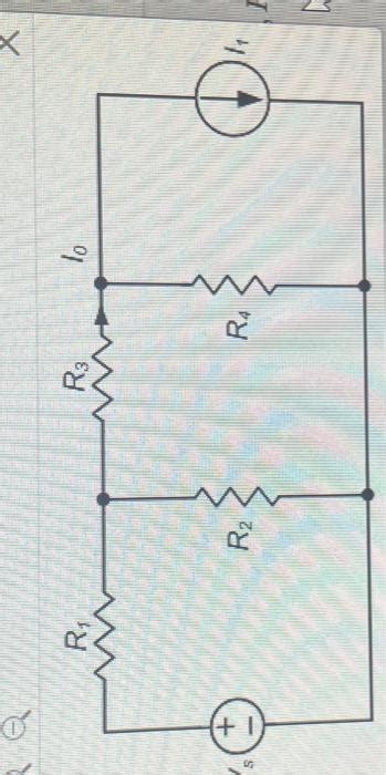 solved find io in the circuit shown given that vs 9 v i1 9