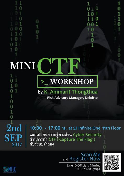 Motto ห้ามพลาด Mini Ctf Workshop ฟรีเวิร์คช็อป ในรูปแบบ Community ที่