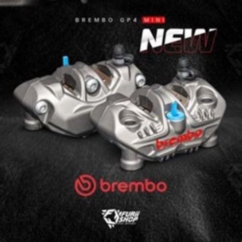 ปั๊มเบรกล่าง Brembo Gp4 Mini 4 Pis 82mm Pe24 ข้างซ้าย ขวา Shopee Thailand