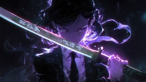 6365f Anime Girl Katana 4k Wallpaper 4k Hd