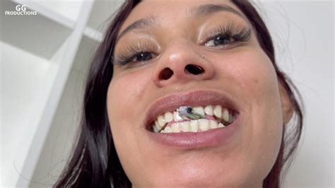 Cleaning The Giantesss Teeth Giant Brazilian Women Clips4sale