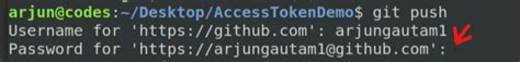 Support For Password Authentication Was Removed Please Use A Personal Access Token Instead