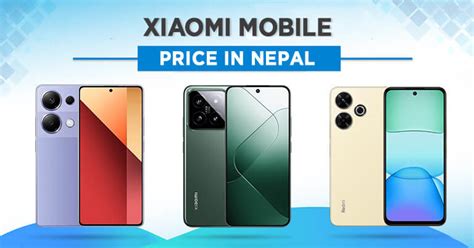 Xiaomi Mobile Price In Nepal Xiaomi Smartphones Price List