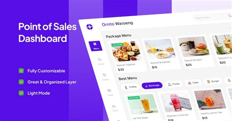 point of sale system dashboard ornito websites ux and ui kits ft