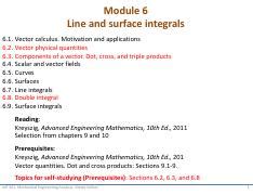Vector Calculus Applications In Science And Engineering ME Course Hero