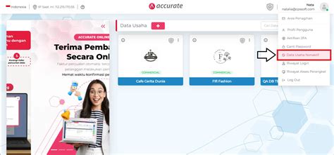 Nonaktifkan And Pulihkan Data Usaha Accurate Online Tutorial Accurate