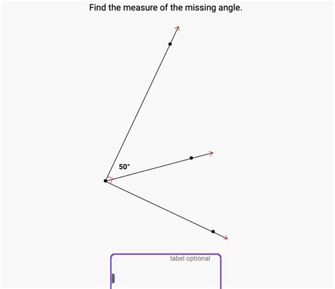 Solved Find The Measure Of The Missing Angle Chegg Com