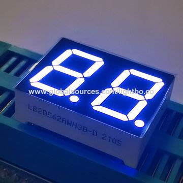 Buy Wholesale China Ultra White 14 2mm Dual Digit 7 Segment Led Display Common Anode For